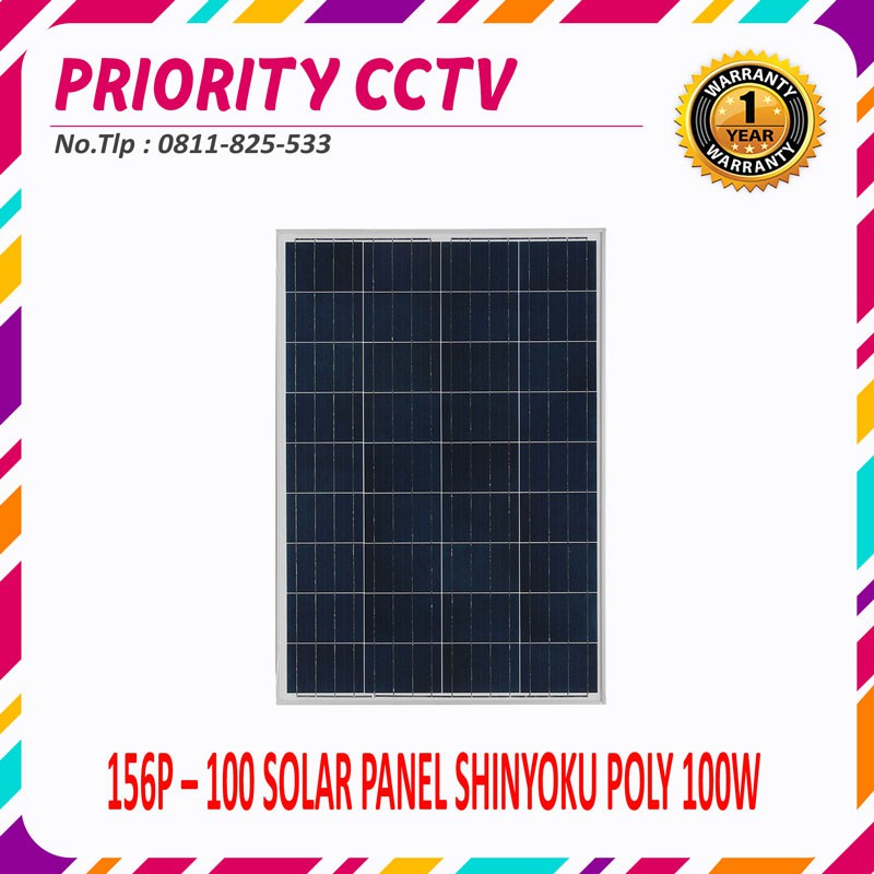 Jual 156P – 100 SOLAR PANEL SHINYOKU POLY 100W | Shopee Indonesia