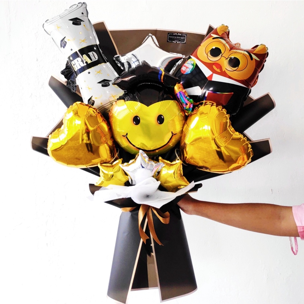 Jual LARGE - SIMPLE GRADUATION BOUQUET / KADO WISUDA/ GARDUATION ...