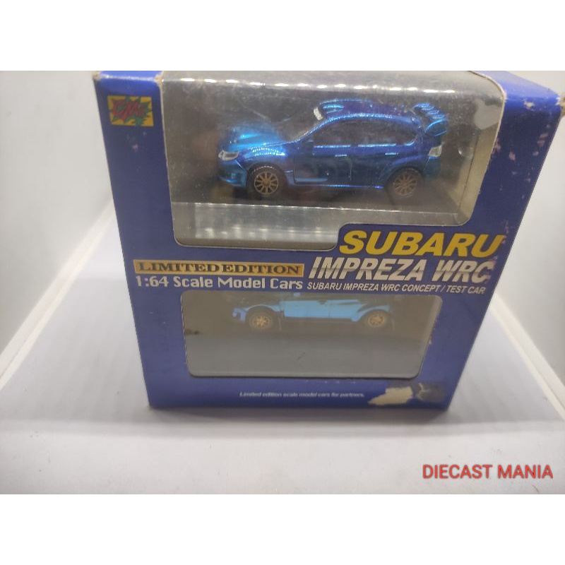 Jual DIECAST CMS RALLY CAR 1:64 SUBARU IMPREZA WRC CONCEPT/TEST CAR ...