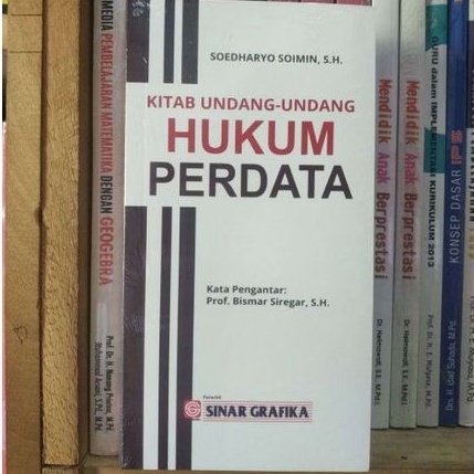 Jual KITAB UNDANG UNDANG HUKUM PERDATA Soedaryo Soimin S.H. SINAR GRAFIKA AJ-HKM-UUN | Shopee ...
