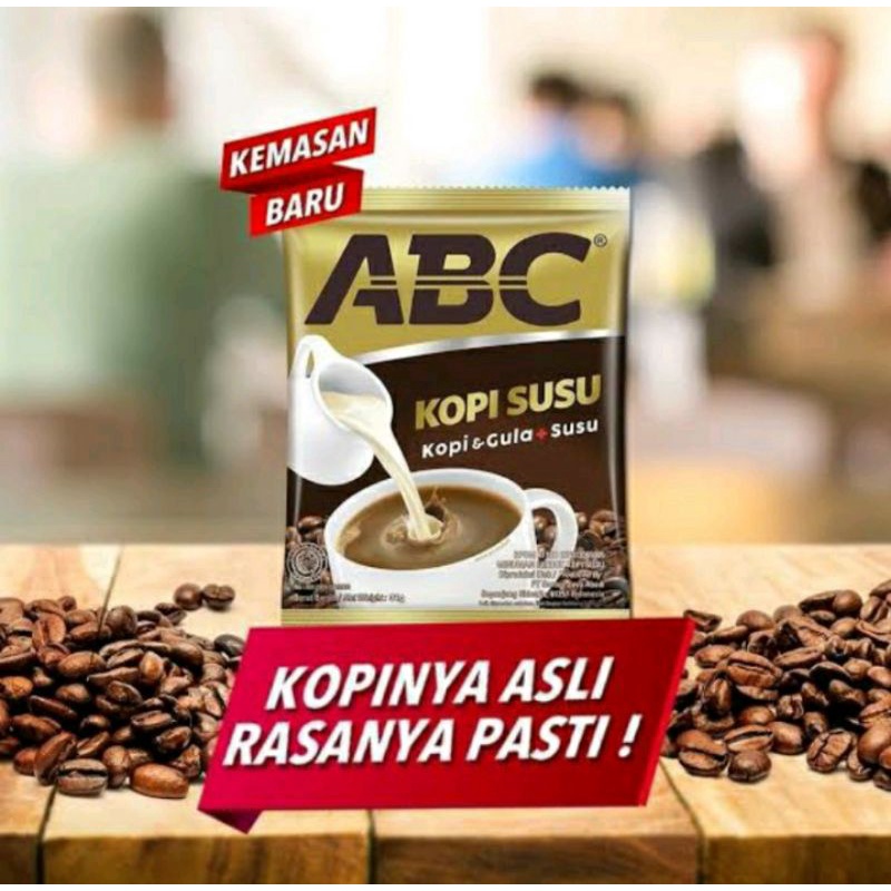 Jual KOPI ABC KOPI SUSU SACHET 31gr RENCENG ( ISI 10) | Shopee Indonesia