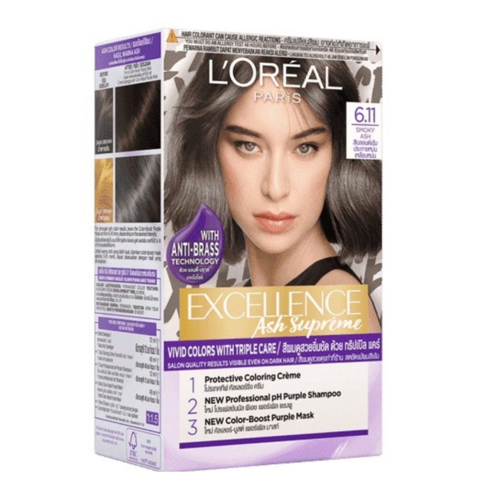 Jual L'Oreal Excellence Ash Supreme Hair Color - Loreal New Color With ...