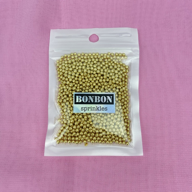 Jual Gold sprinkle bulat, gold sprinkle panjang, sprinkle mutiara cake ...