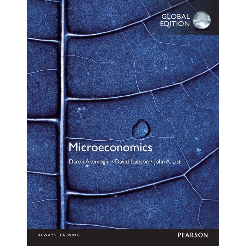 Jual Buku Microeconomics Global Edition Karangan Acemoglu | Shopee Indonesia