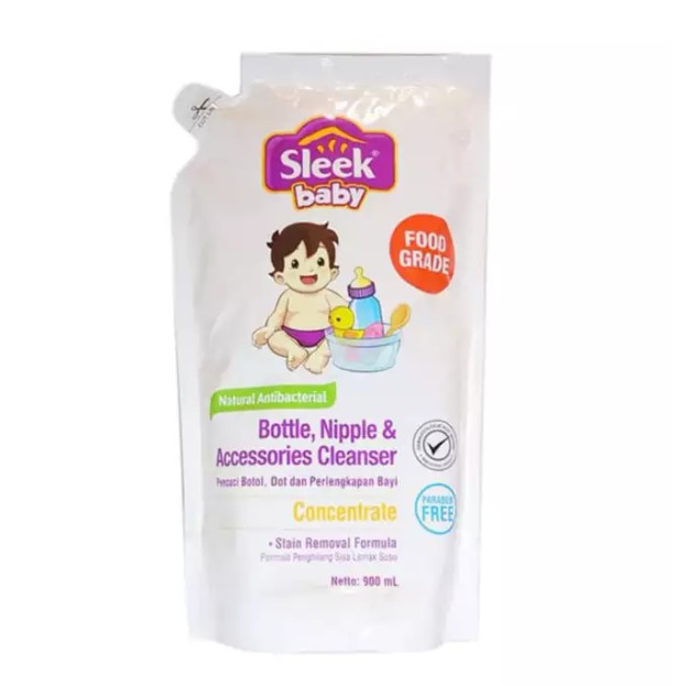 Jual SLEEK CUCI BOTOL BOTTLE NIPPLE CLEANSER / LAUNDRY DETERGEN REFILL ...
