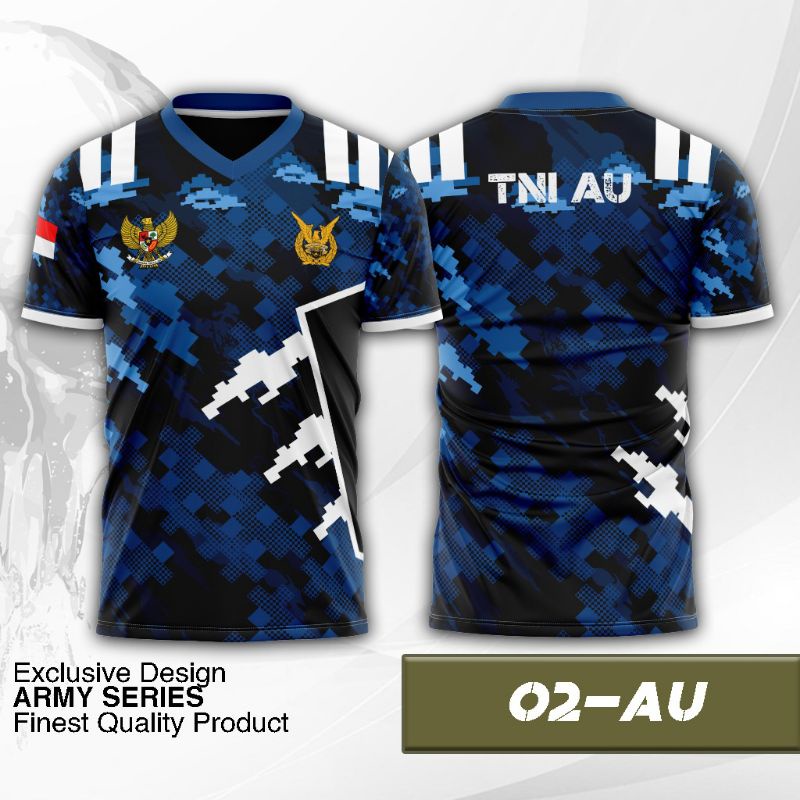 Jual Baju Kaos Jersey TNI AD AL AU FullPrint Printing Custom Premium Militer Tentara TERLARIS ...