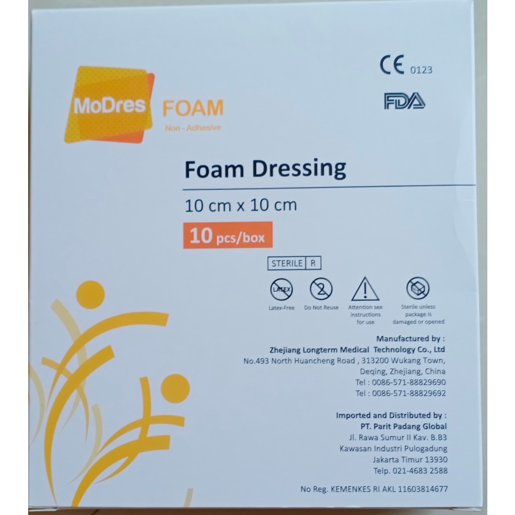 Jual MODRES FOAM DRESSING, NON ADHESIVE 10 X 10 CM | Shopee Indonesia