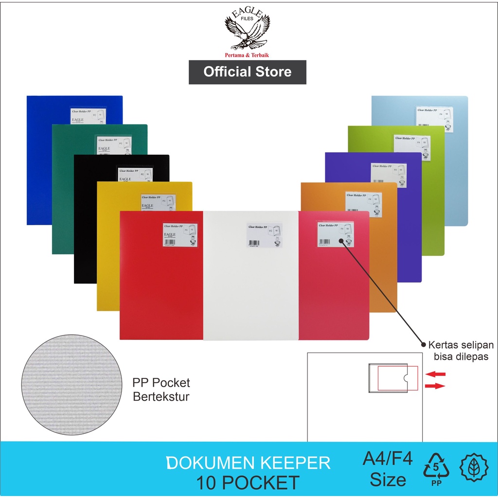 Jual Dokumen Keeper / Clear Holder / Document Keeper / Display Book ...