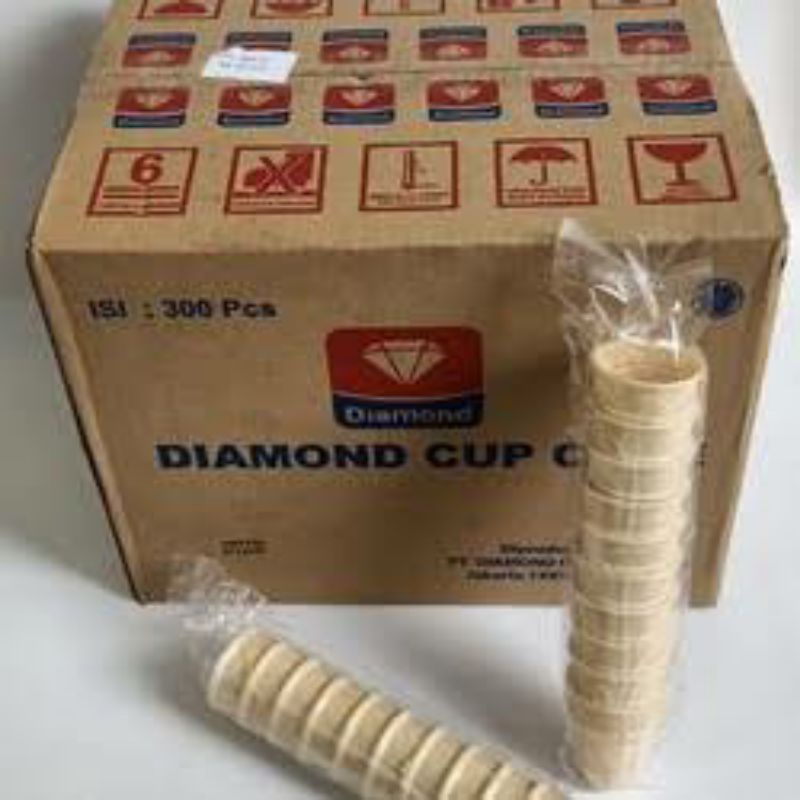 Jual Cup Cone Diamond | 1 pack isi 10 Pcs | Shopee Indonesia