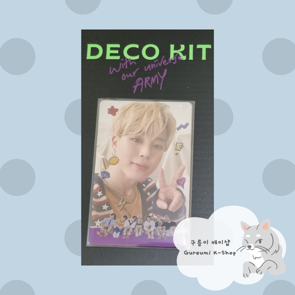 Jual BTS DECO KIT OFFICIAL [ PHOTOCARD RM, JIN, SUGA, JHOPE, JIMIN, V ...