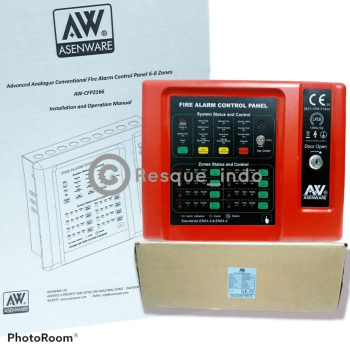 Jual Sirene Conventional Fire Alarm Panel 8Zone Merk Asenware | Shopee ...