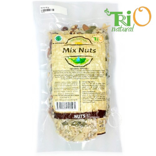 Jual Trio Natural Mix Nuts 450 gram | Shopee Indonesia