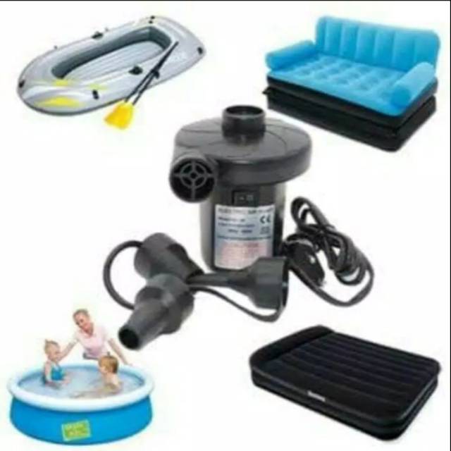 Jual Pompa Listrik Electric Air Pump Pompa Kasur Angin dan Kolam Renang | Shopee Indonesia