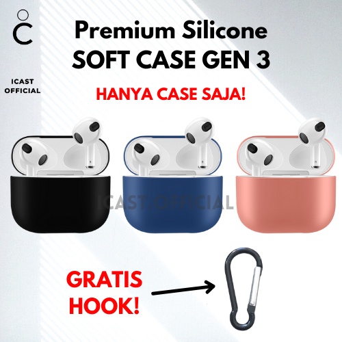 Jual Case TWS Gen 3 Silicone Case Gratis HOOK Soft Case TWS Gen 3 ...