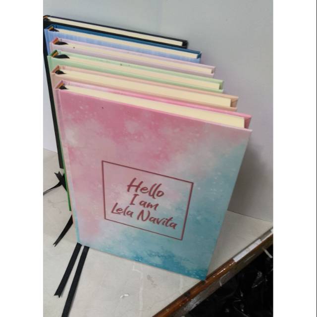 Jual Bloknote A5 HARD COVER isi BOOK PAPER 72gsm & HVS 80gsm(desain ...