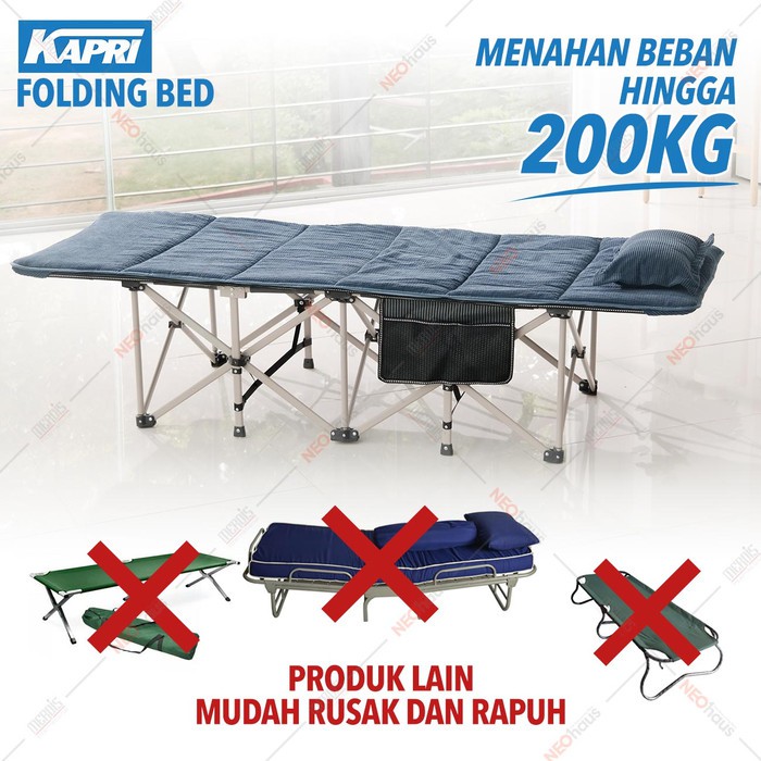 Jual KAPRI FOLDING BED - Kasur Lipat Matras Original Korea | Shopee ...
