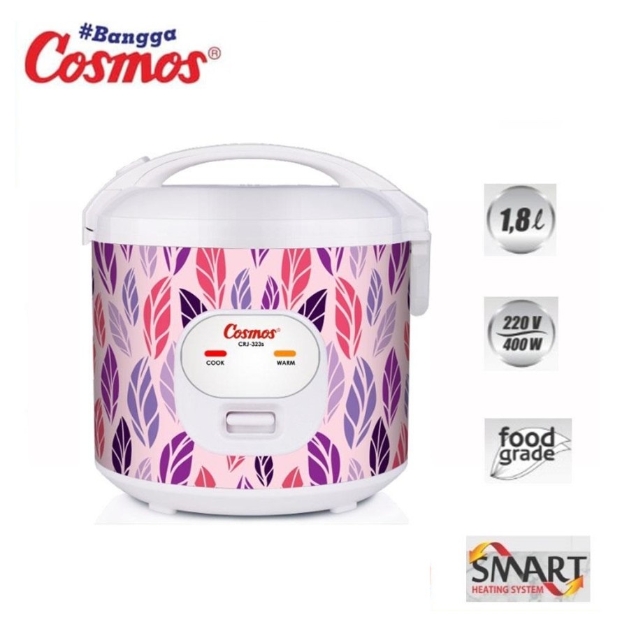 Jual Magic Com Cosmos CRJ323S 1.8 liter - Rice Cooker Cosmos 323SSO ...
