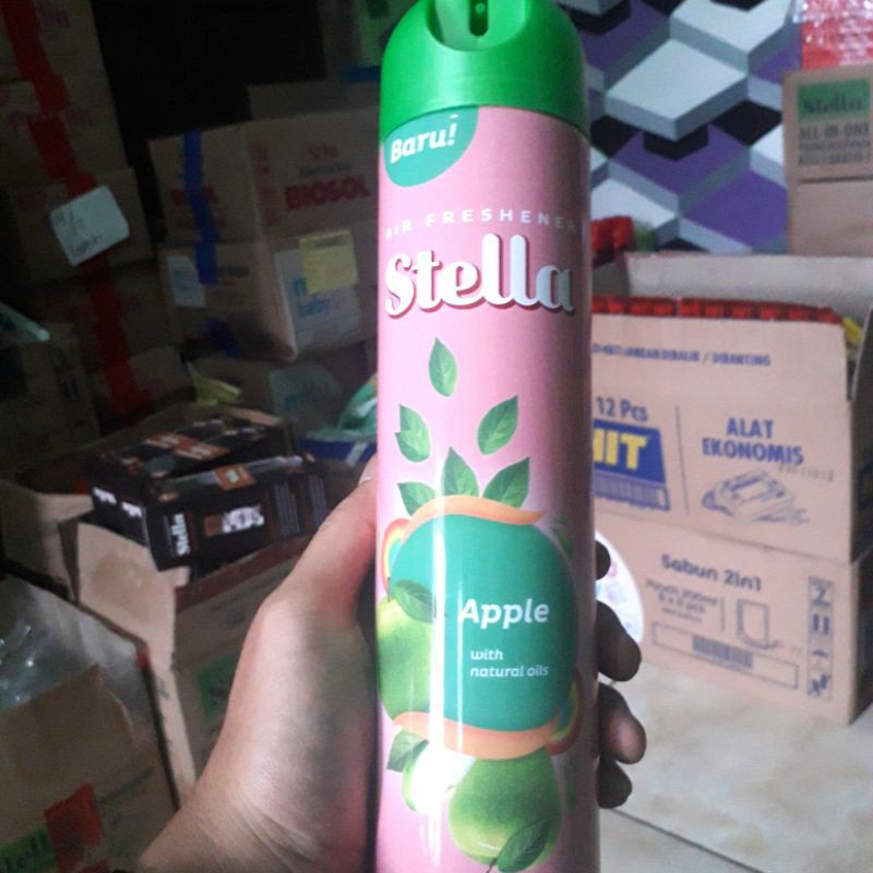 Jual stella pengharum ruangan 400ml aroma apel pengharum ruangan ...