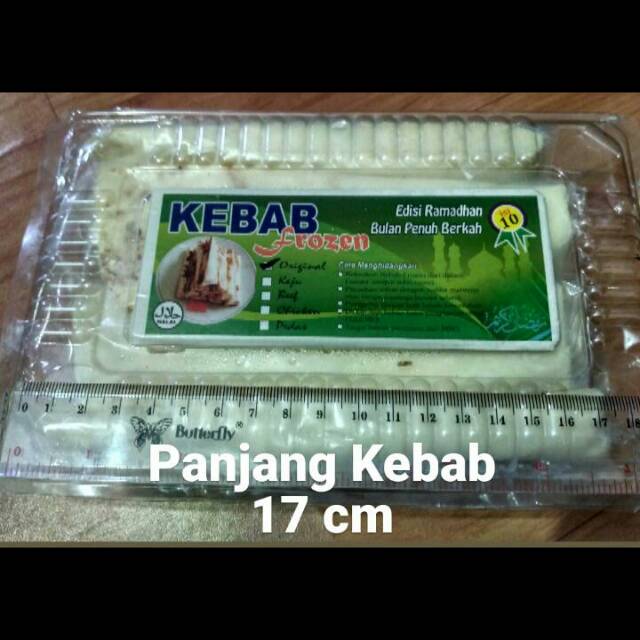 Jual Kebab Frozen JUMBO rasa ORIGINAL - Panjang 17 cm isi 10 pcs ...