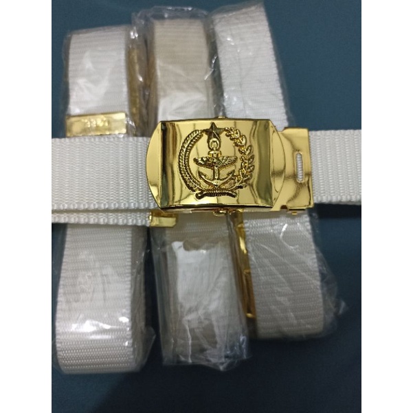 Jual sabuk Hitam/Putih PDH&PDU TNI original | Shopee Indonesia
