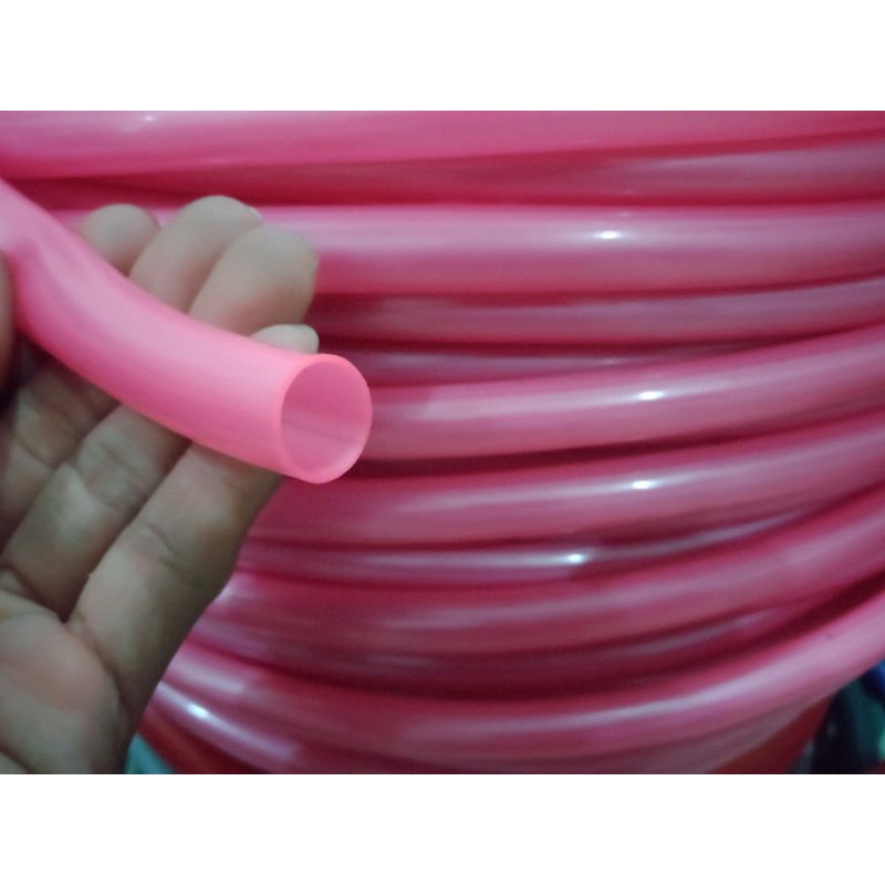 Jual Selang PINK Air Elastis DOP Ukuran 1/2"inc Tebal 1mm Harga Meteran ...