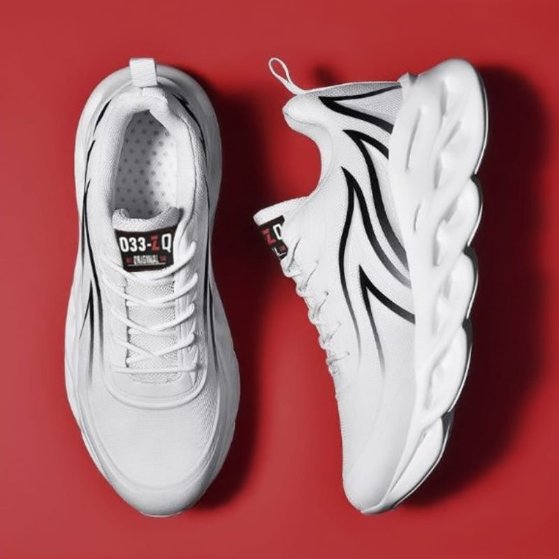 Jual Sepatu Sneakers Pria, Sepatu Tali Lari Olahraga Sport Running Jogging Fashion, Sepatu ...