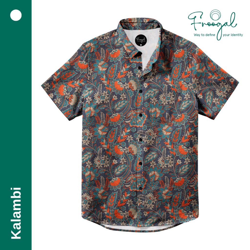 Jual Kemeja Pria Full Print Motif Batik Kalambi | Shopee Indonesia