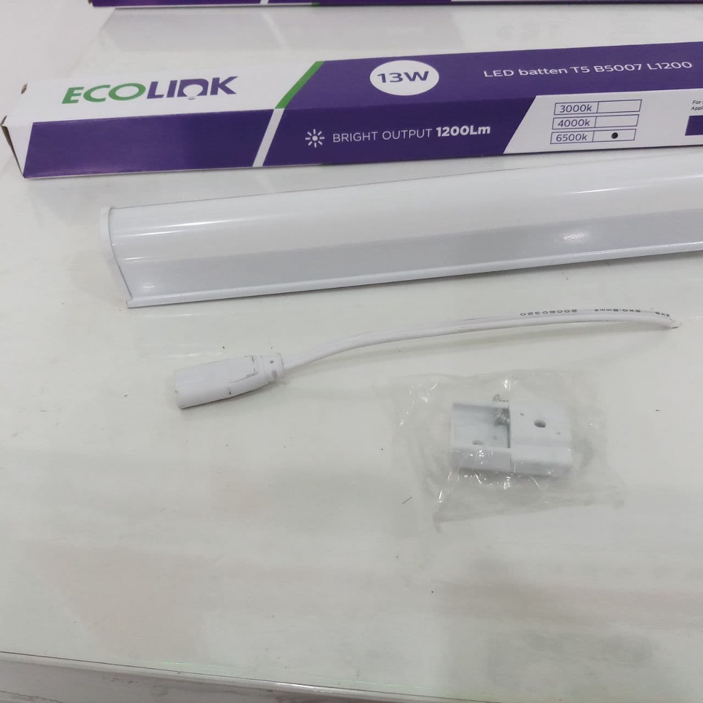 Jual Lampu TL LED T5 Batten 13 Watt Ecolink 120 cm - PUTIH | Shopee ...