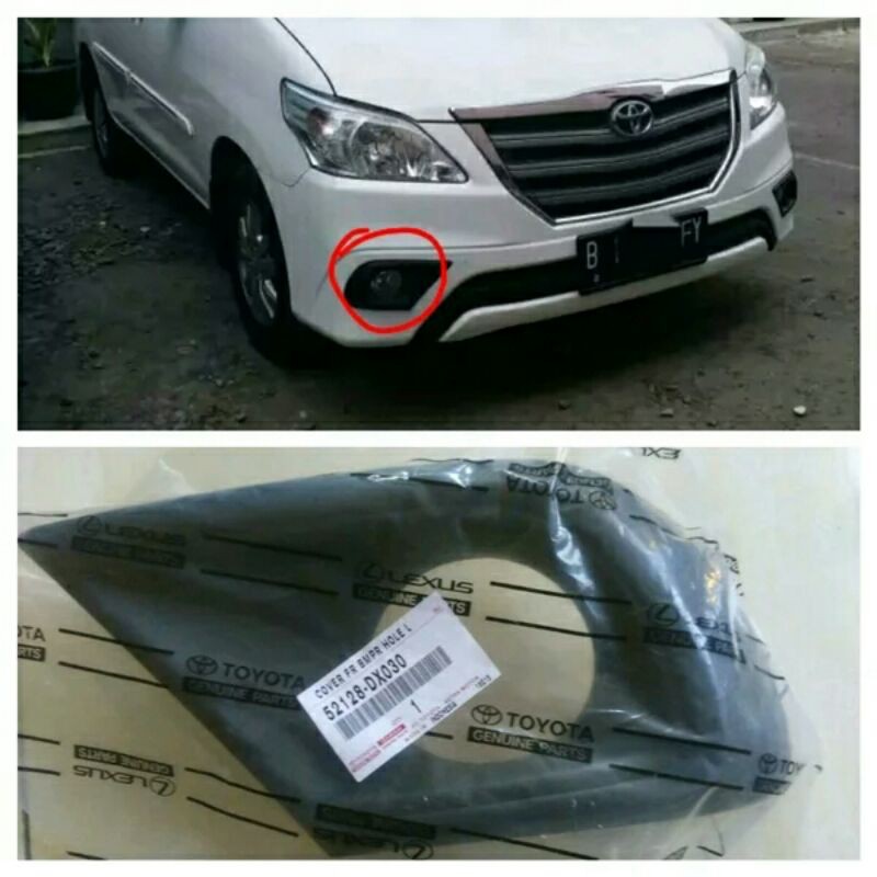 Jual cover foglamp grand new innova barong | Shopee Indonesia