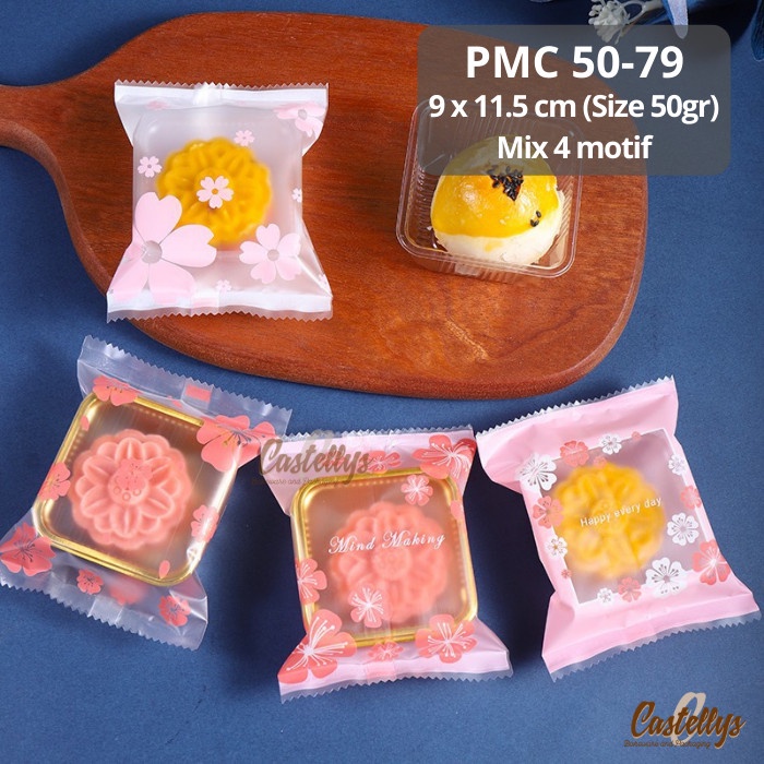 Jual PMC 50-79 Plastik Mooncake 50gr Plastik Kue Bulan Pia Mochi Nastar ...
