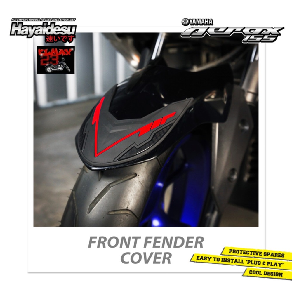 Jual Front Fender Protector Cover Yamaha AEROX Aksesoris Decal Variasi ...