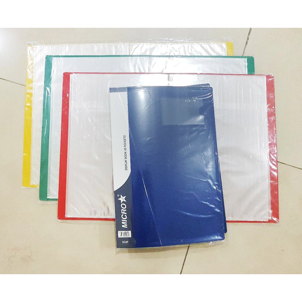 Jual Clear Holder 60 lembar Folio - F4 Map Document Display Book 60 ...