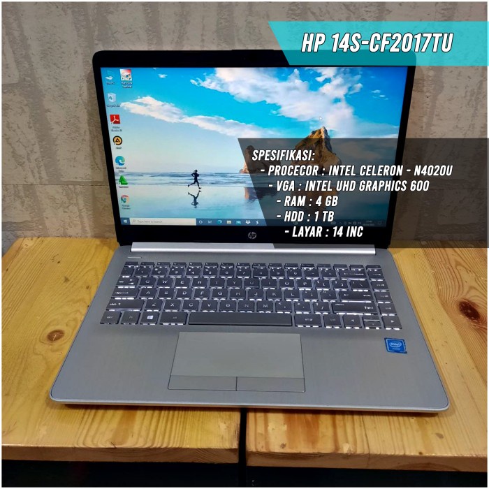 Jual Laptop Hp14s Intel Celeron-N4020 Ram 4Gb / 1Tb Hdd Vga Intel UHD ...