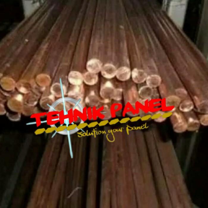 Jual Elektro | Rod Tembaga 3 Per 4 Asli Tembaga Panjang 2 Meter ...