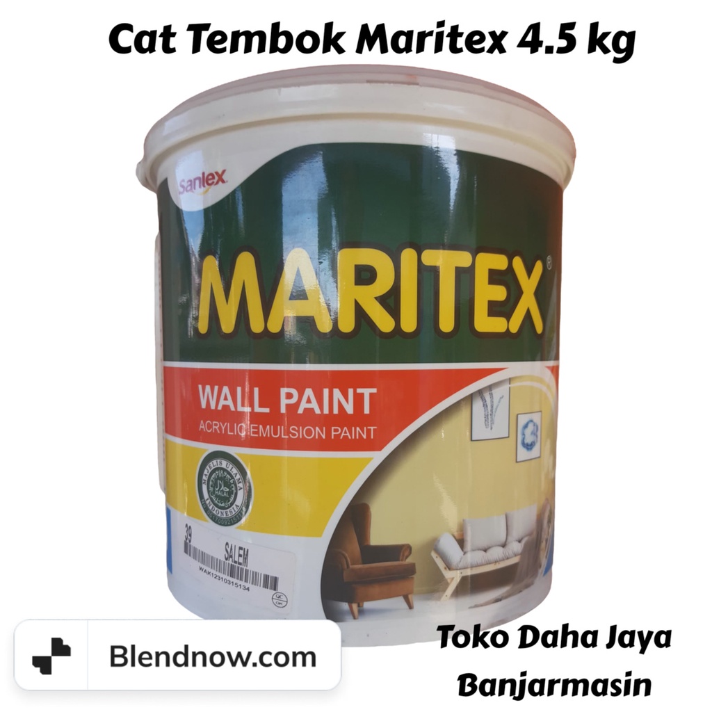 Jual cat tembok maritex 4,5 kg/ cat air | Shopee Indonesia