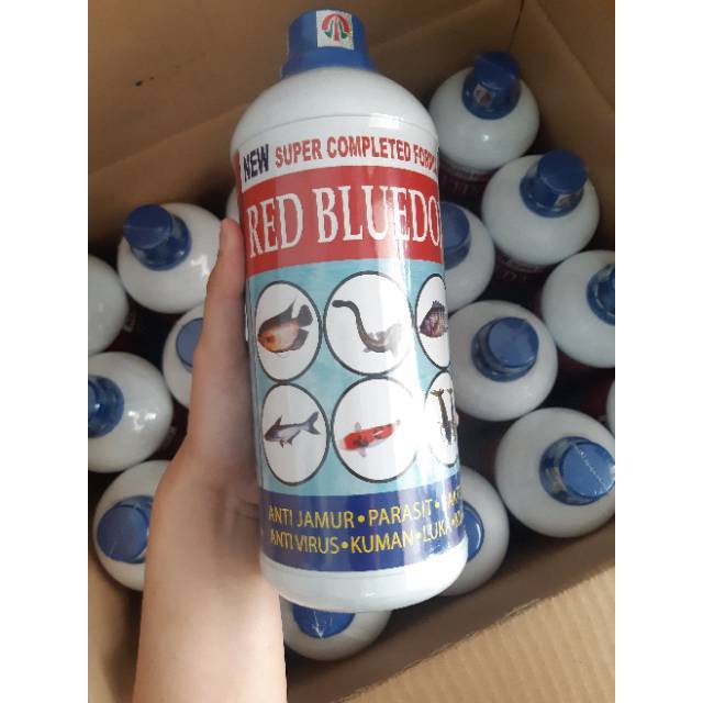 Jual RED BLUEDOX 1000ML FIRST HAND OBAT JAMUR LUKA AEROMONAS WHITE SPOT ...