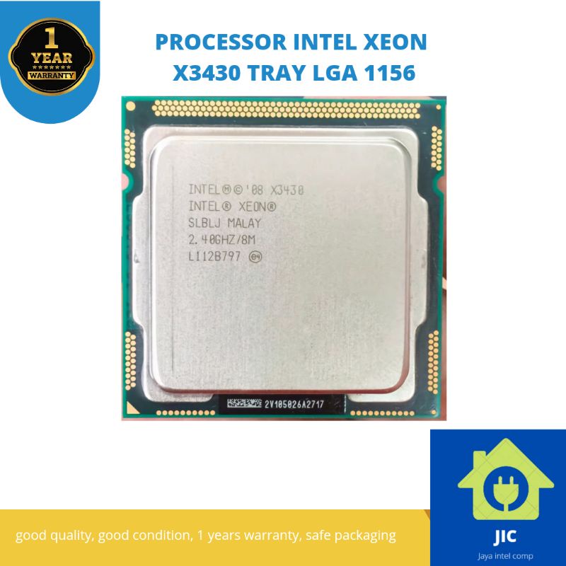 Jual PROCESSOR INTEL XEON X3430 TRAY LGA 1156 | Shopee Indonesia