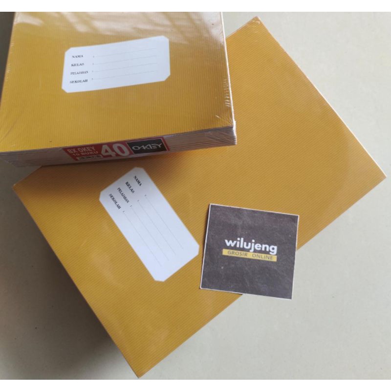 Jual [ 10 Buku / 1 Pak ] Buku Tulis Boxy B5 Okey Kraft 40 Lembar ...