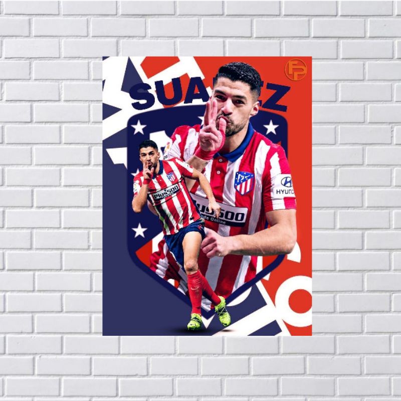 Jual HIASAN DINDING/POSTER BOLA SUAREZ/POSTER 32X48CM | Shopee Indonesia