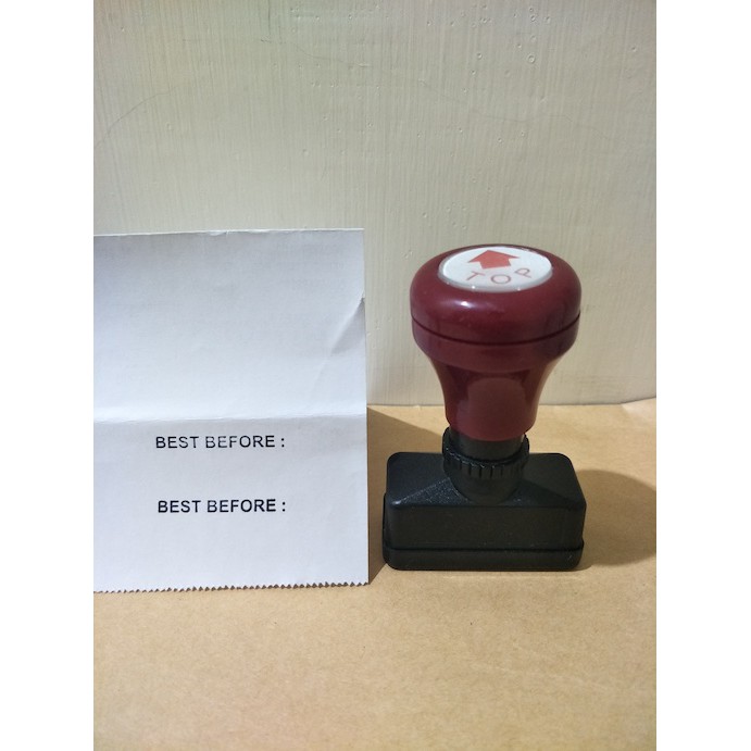 Jual Stempel BEST BEFORE Stamp Otomatis Masa Berlaku Expired Buat ...