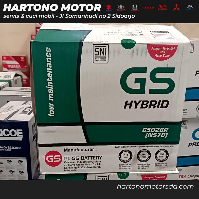 Jual GS HYBRID AKI GSHB UNIVERSALL | Shopee Indonesia