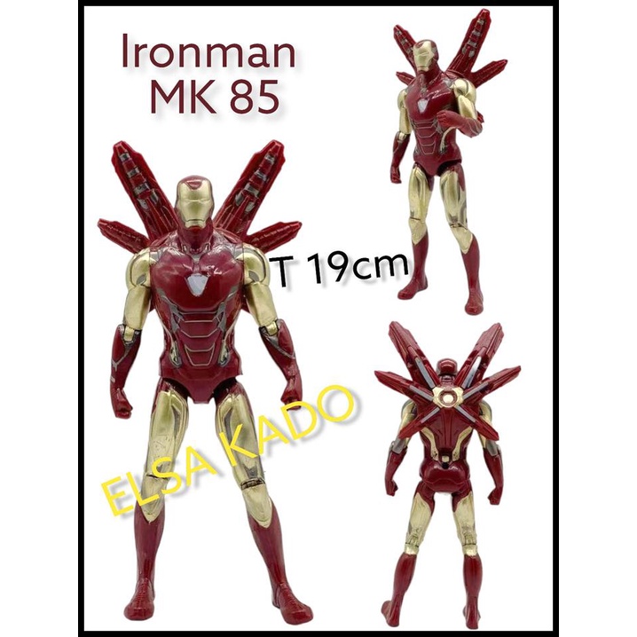 Jual Action Figure Iron Man Mark 85 Avengers Ironman Mk 85 Mainan ...