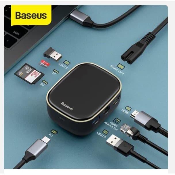 Jual Kabel Usb Hub | Baseus 7 In 1 Hub Usb C Hdmi Rj45 Usb 3.0 Usb Sd ...