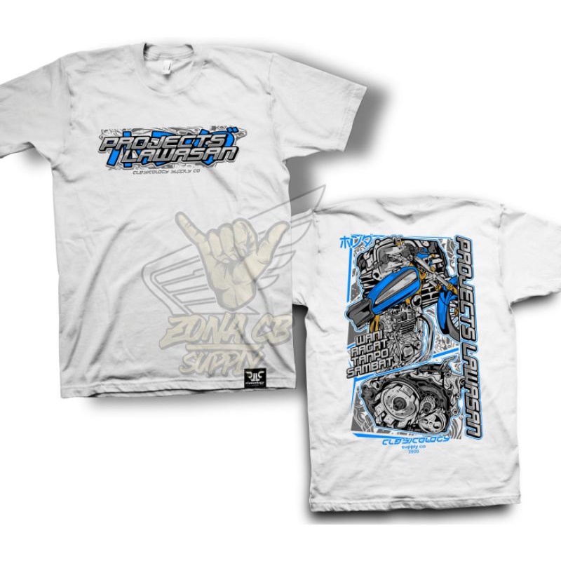 Jual kaos honda racing squad gank mbois cb megapro gl herex tiger / kaos distro keren murah ...