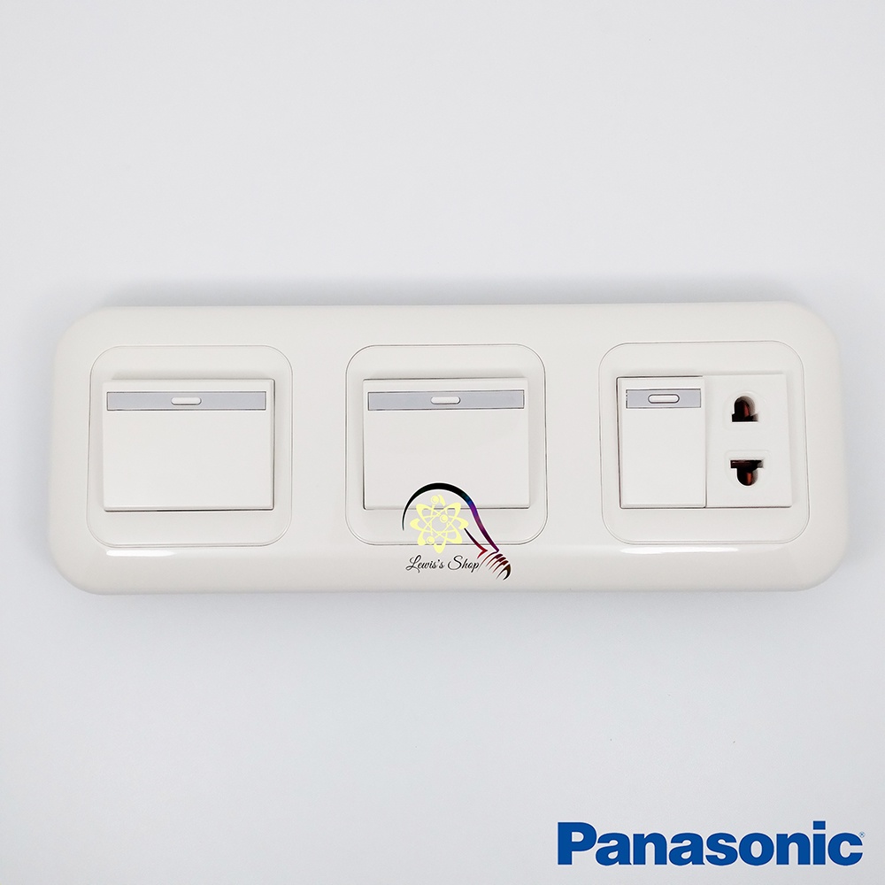 Jual Panasonic Saklar Triple WEJ5531 WEJ5541 Stop Kontak WEJ10919 Wide ...
