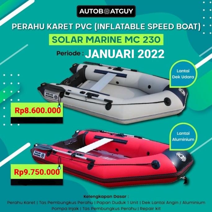 Jual Perahu Karet Boat Mancing SOLAR MARINE Transom Lantai Angin ...