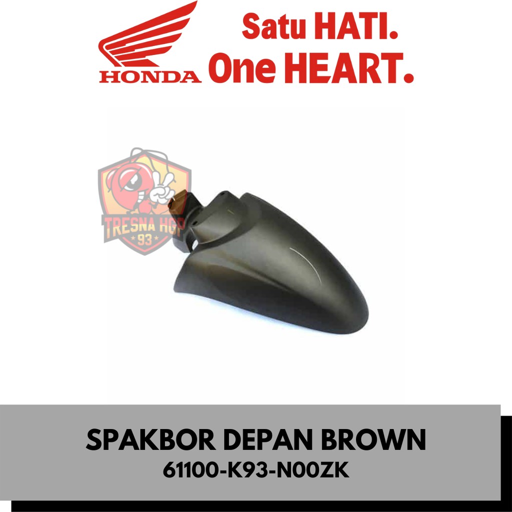 Jual 61100-K93-N00ZK SPAKBOR DEPAN WARNA BROWN SCOOPY ESP K93 ORIGINAL ...