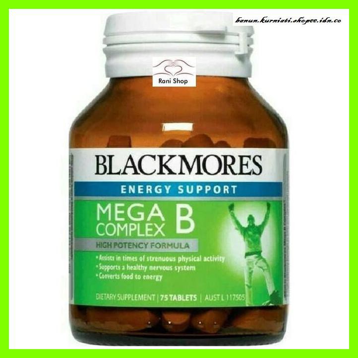 Jual VITAMIN-B- BLACKMORES MEGA B COMPLEX KOMPLEKS VITAMIN VIT B 75 ...