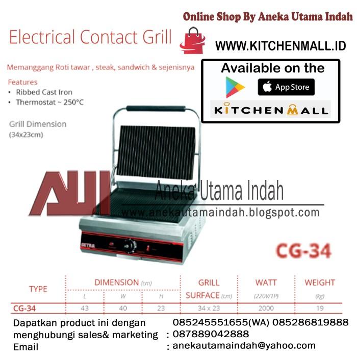 Jual Griller Getra Griddler Grill Panini Press Griller Cg-34 | Shopee ...