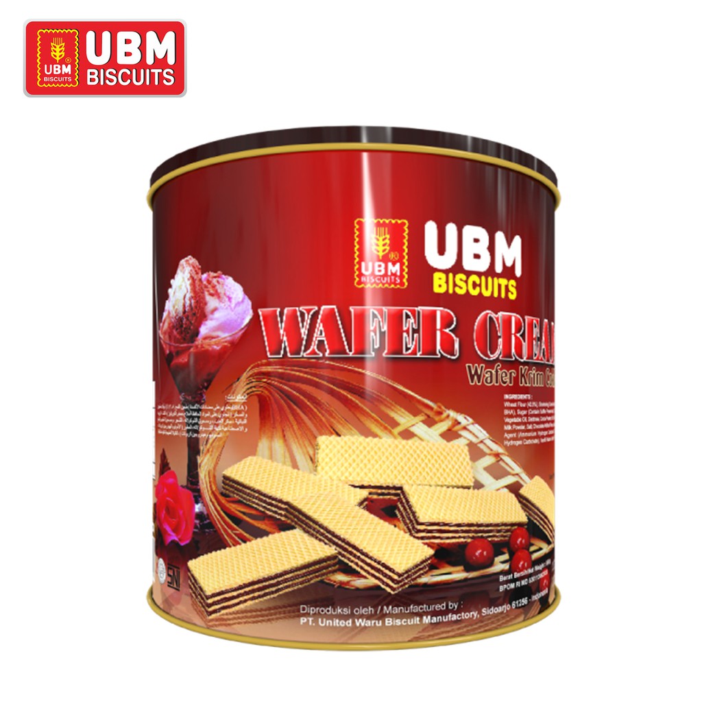 Jual UBM Biscuits Wafer Chocolate RT 400g | Shopee Indonesia